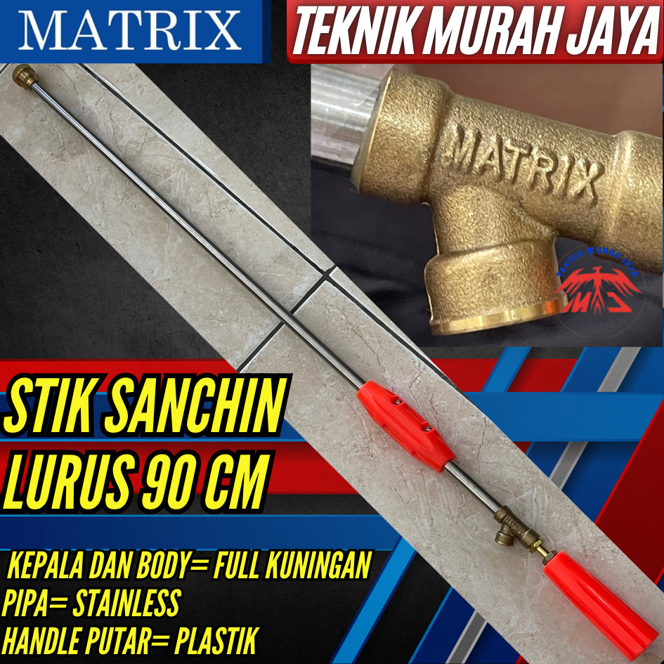 Jual MATRIX Stik Sanchin Spray Gun LURUS 90 cm Stick Power Sprayer Cuci ...