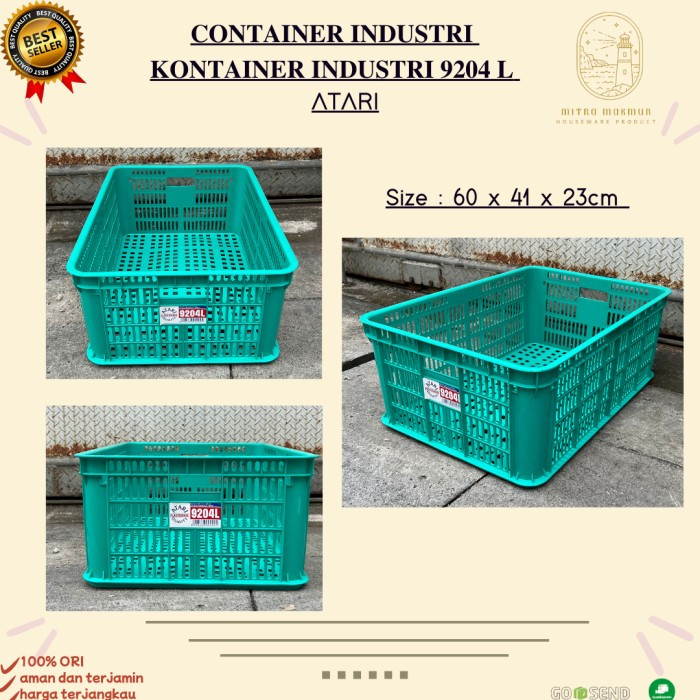 Jual 60x41x23 Box Container 9204 L Atari By Green Leaf Plastik Krat ...