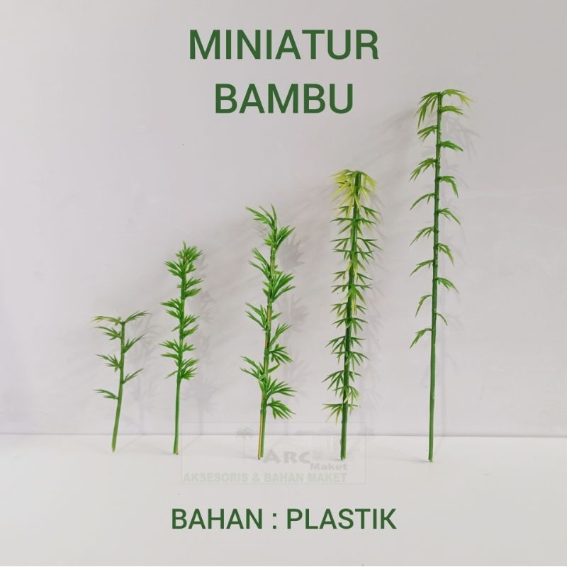 Jual MAKET MINIATUR TANAMAN BAMBU UNTUK ARSITEKTUR, DESAIN INTERIOR ...