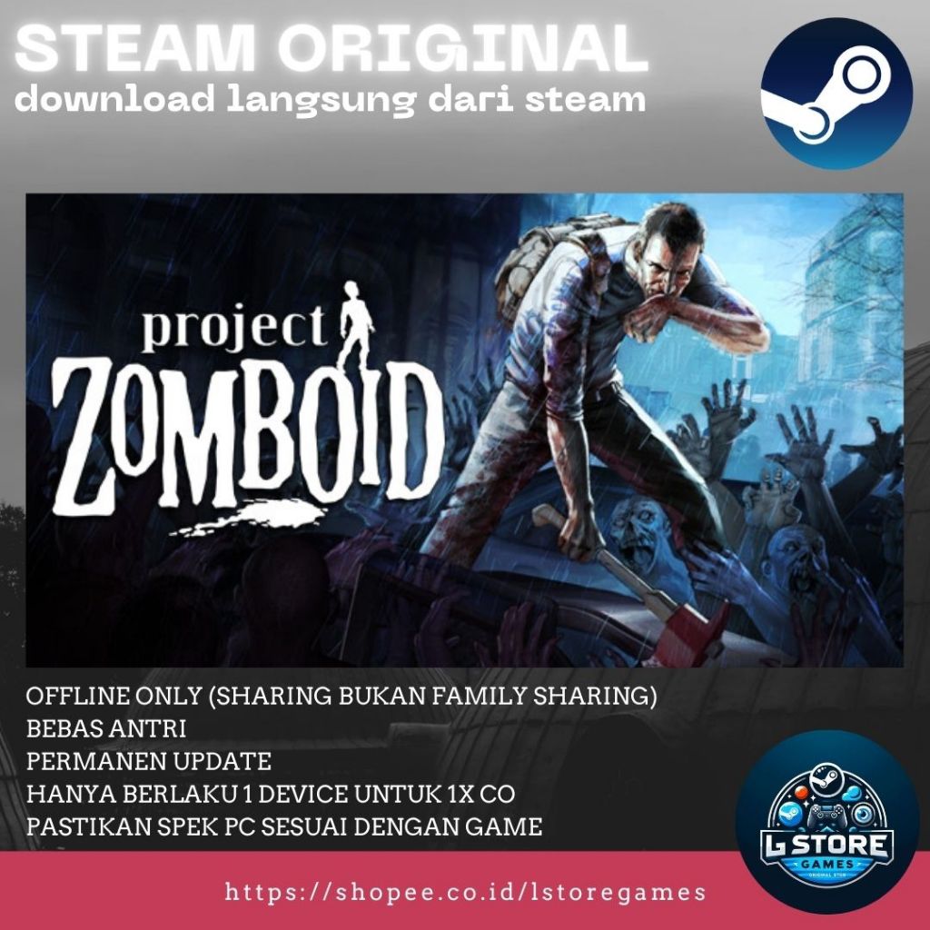 Jual Project Zomboid PC Sharing Original Offline | Shopee Indonesia