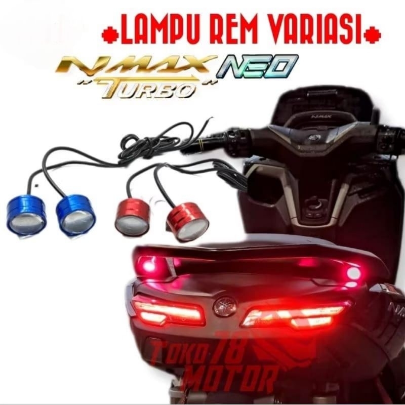 Jual Lampu Rem Variasi Motor Nmax Turbo Neo s Neo Techmax 2025-2021 3 ...