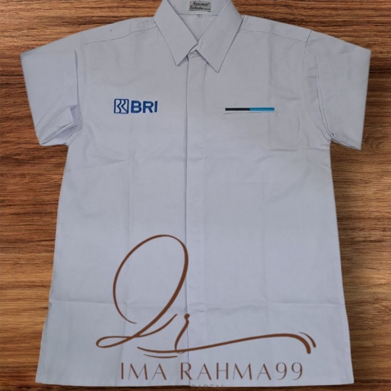 Jual kemeja BRI LIS seragam BRI LIS baju BRI LIS | Shopee Indonesia