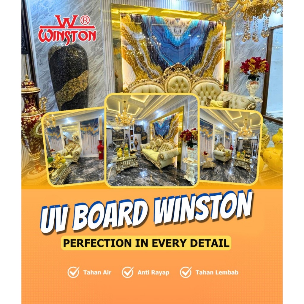 Jual Pvc Marmer UV Board 3 Dimensi Isi 2 Lembar UVD 3D Marble Printing ...