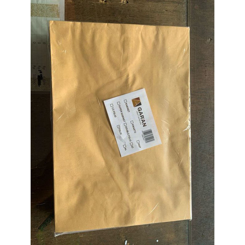 Jual AMPLOP COKLAT MAP POLOS ISI 100 | Shopee Indonesia