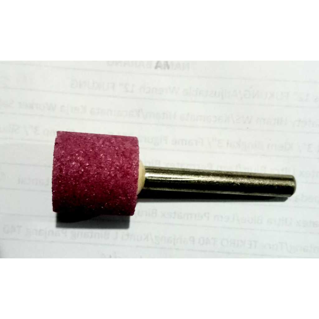 Jual Batu gerenda botol 20mm/ mounted stone 20 mm / batu gerenda tabung ...