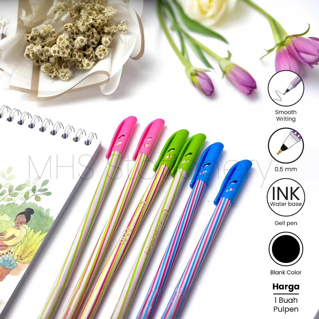 Jual STANDARD Quantum QS-01 Bolpoin Pulpen Ballpoint Semi Gel Pen Pena murah | Shopee Indonesia