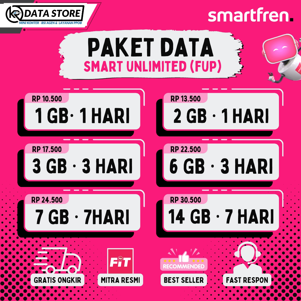 Jual Paket DATA Smartfren Unlimited (FUP) | Shopee Indonesia