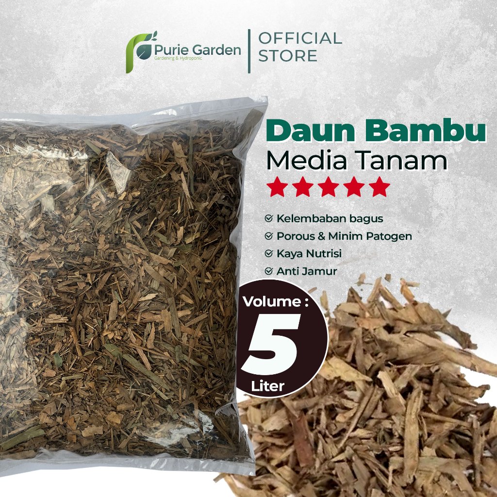 Jual Daun Bambu Media Tanam Tanaman Hias Aglonema Dll 5 Liter | Shopee ...