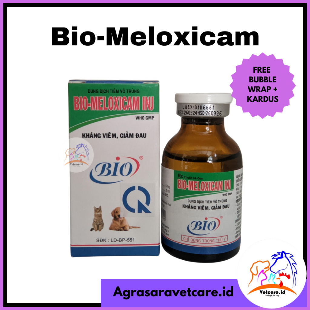 Jual Bio-Meloxicam inj 20ml – Obat Anti Radang Hewan | Shopee Indonesia