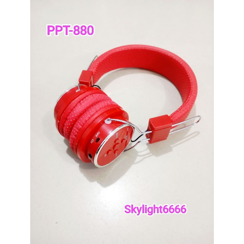 Jual Headset Bluetooth PPT-880 Returan (A+) | Shopee Indonesia