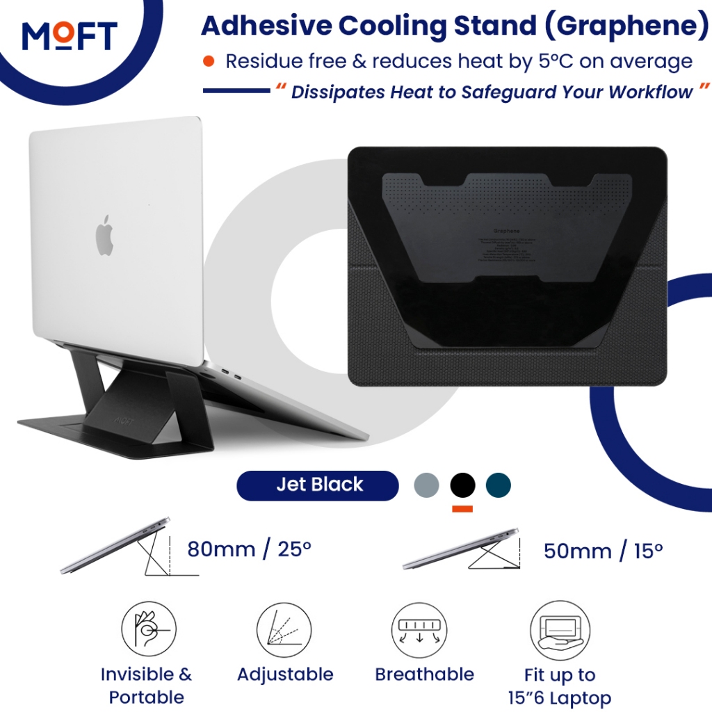 Jual MOFT Graphene Laptop Stand - Cooling Stand | Shopee Indonesia