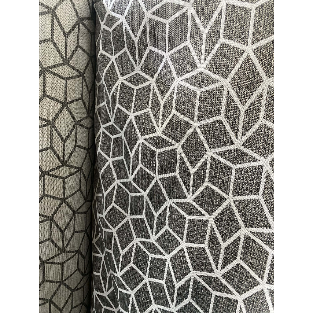 Jual KAIN BANTAL SOFA MOTIF MINIMALIS MONOKROM WATER REPELLENT / KAIN ...