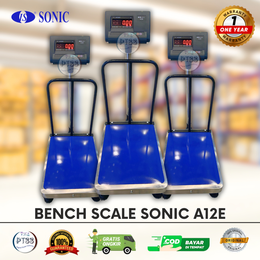 Jual Timbangan digital 300kg / timbangan barang 300kg / SONIC A12E 300kg | Shopee Indonesia