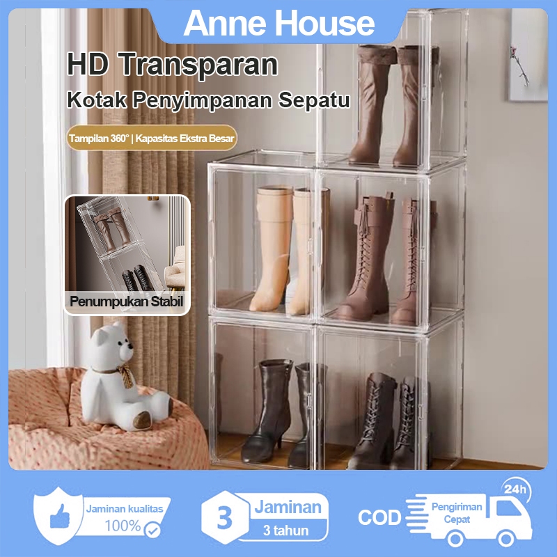 Jual Kotak Penyimpanan Akrilik Ukuran Besar Acrylic Transparent Storage ...