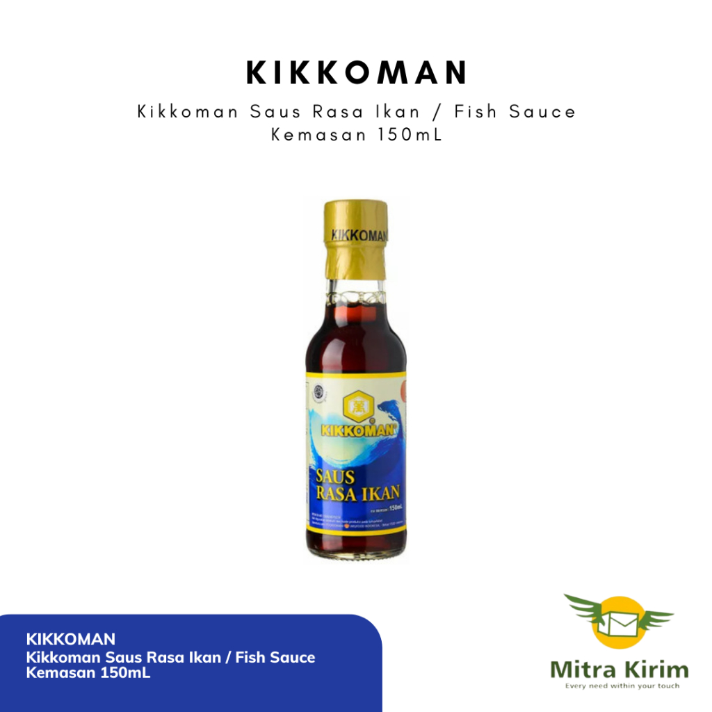 Jual Kikkoman Saus Rasa Ikan / Fish Sauce Kemasan 150mL | Shopee Indonesia