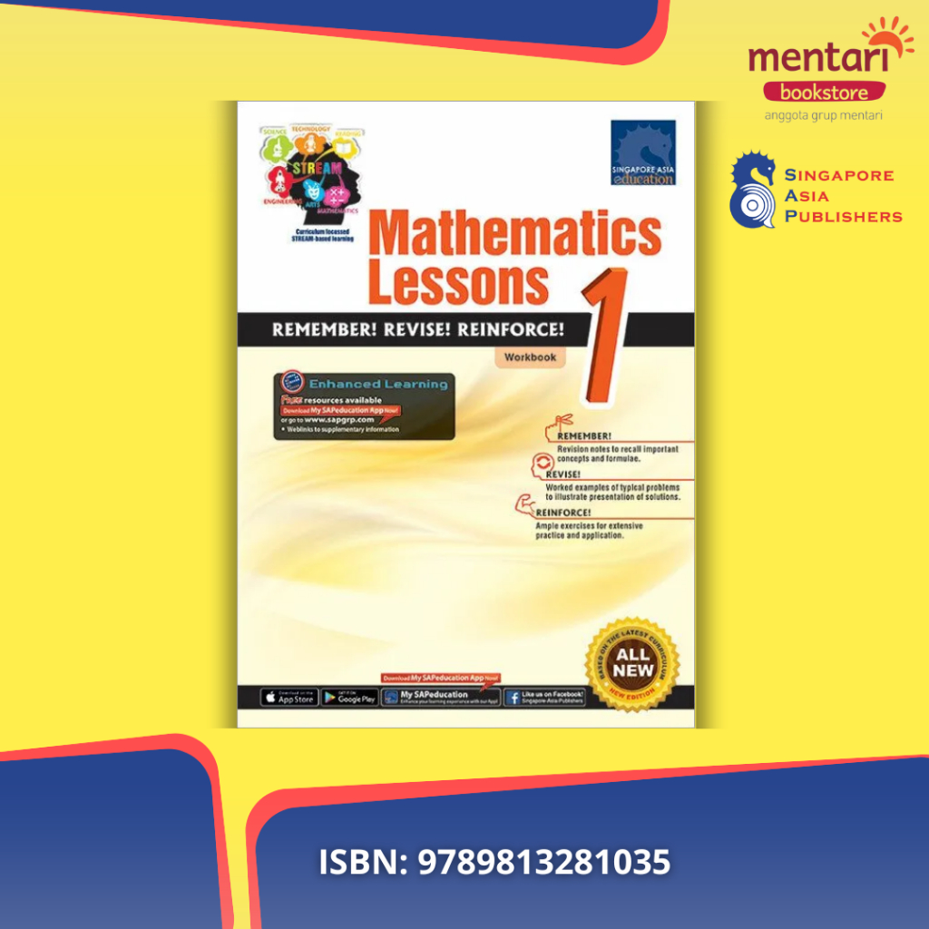 Jual SAP - Mathematics Lessons Workbooks + Geniebook| Buku Latihan ...