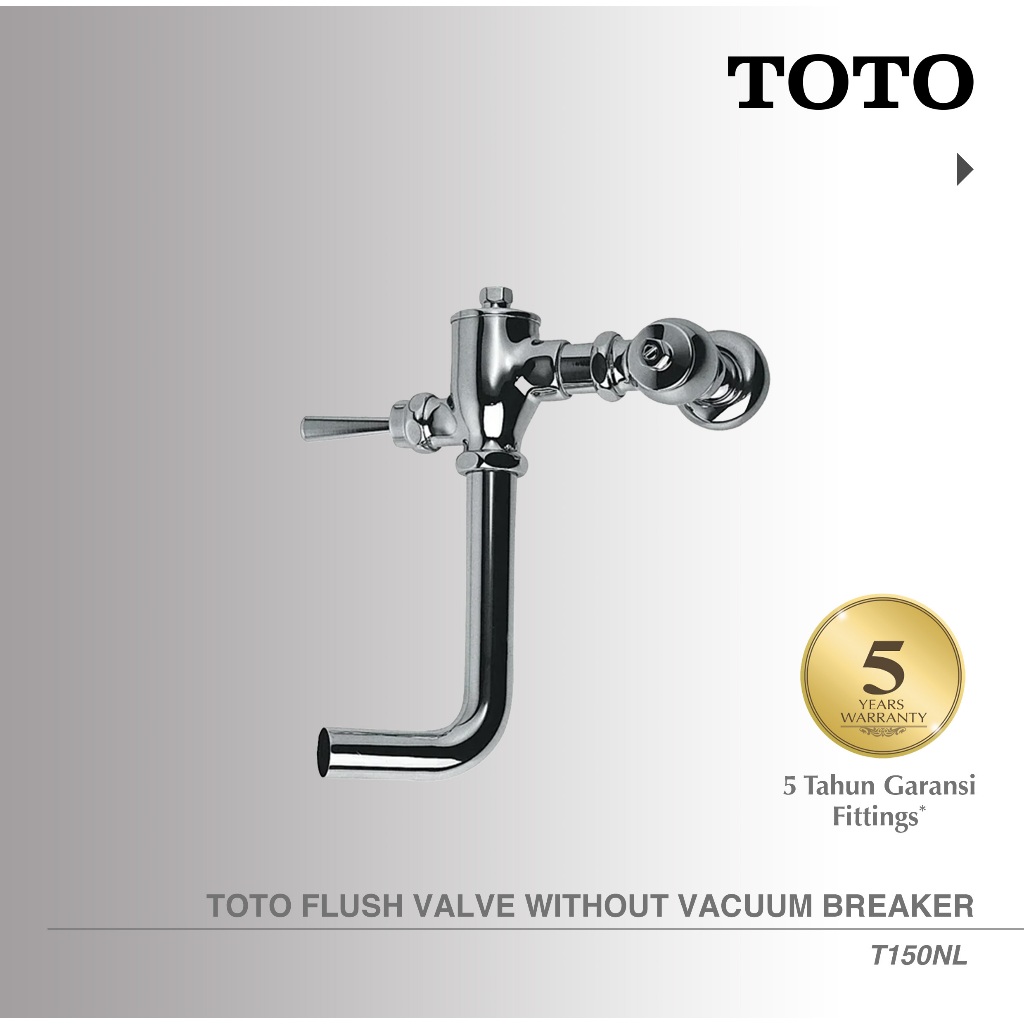 Jual TOTO Flush Valve Without Vacuum Breaker T150NL | Keran Flush ...