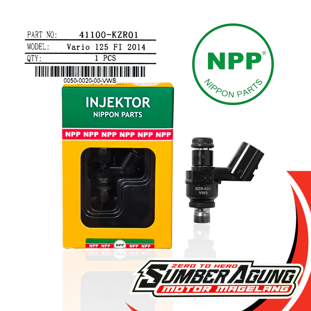 Jual Injector Injektor 6 Hole Vario 125 150 Pcx Adv Supra GTR Verza ...