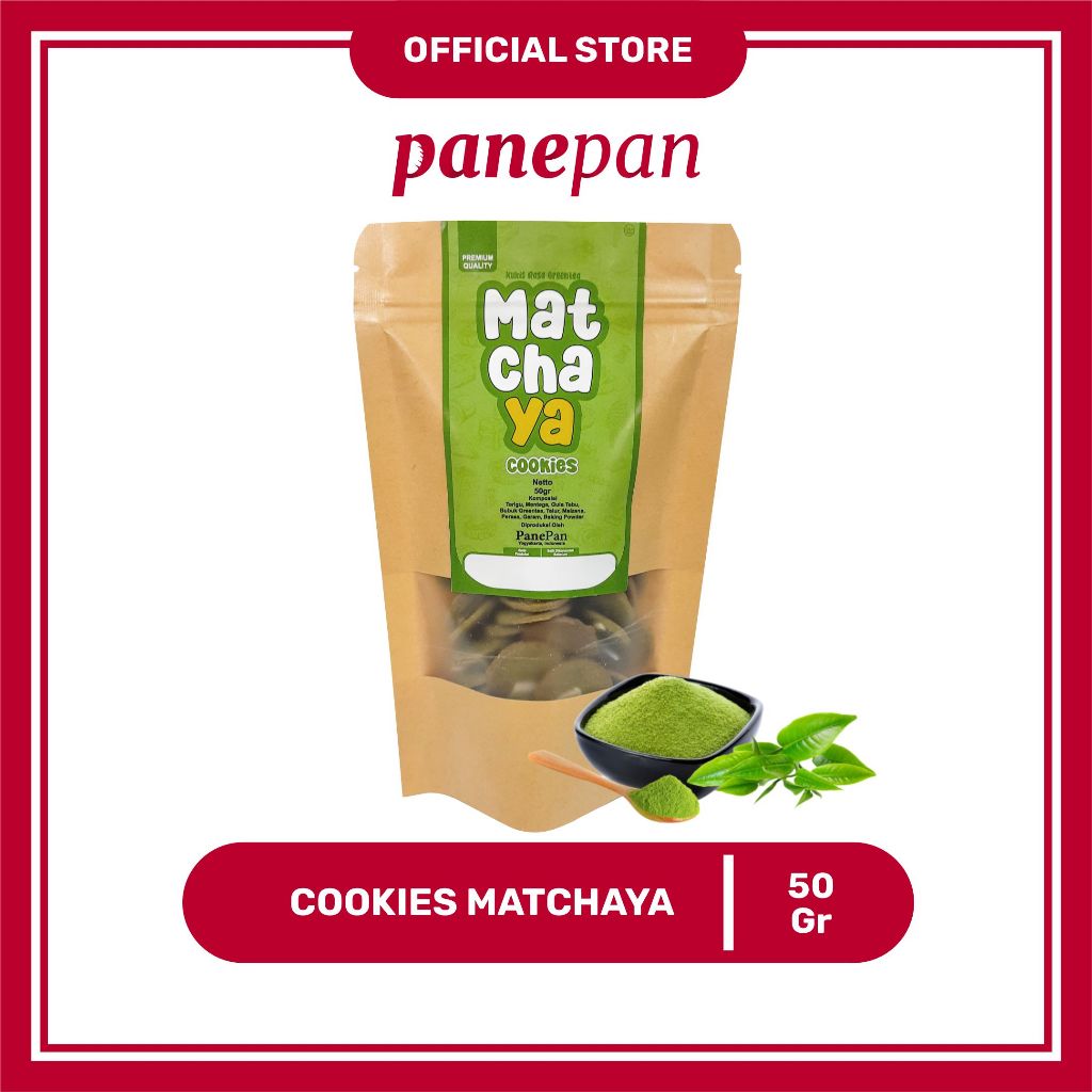 Jual Matchaya Cookies by panepan/Kukis Kue Cemilan Camilan Snack Sehat ...