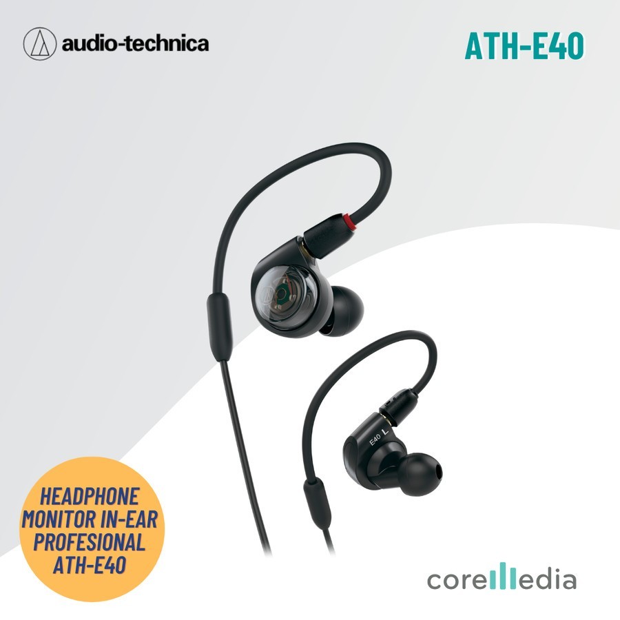 Jual Audio Technica ATH-E40 (Headphone Monitor In-Ear Profesional) | Shopee Indonesia
