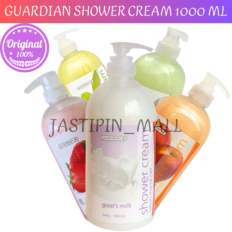 Jual GUARDIAN SHOWER CREAM 1 L 5 VARIAN- SABUN MANDI GUARDIAN 1000 ML ...