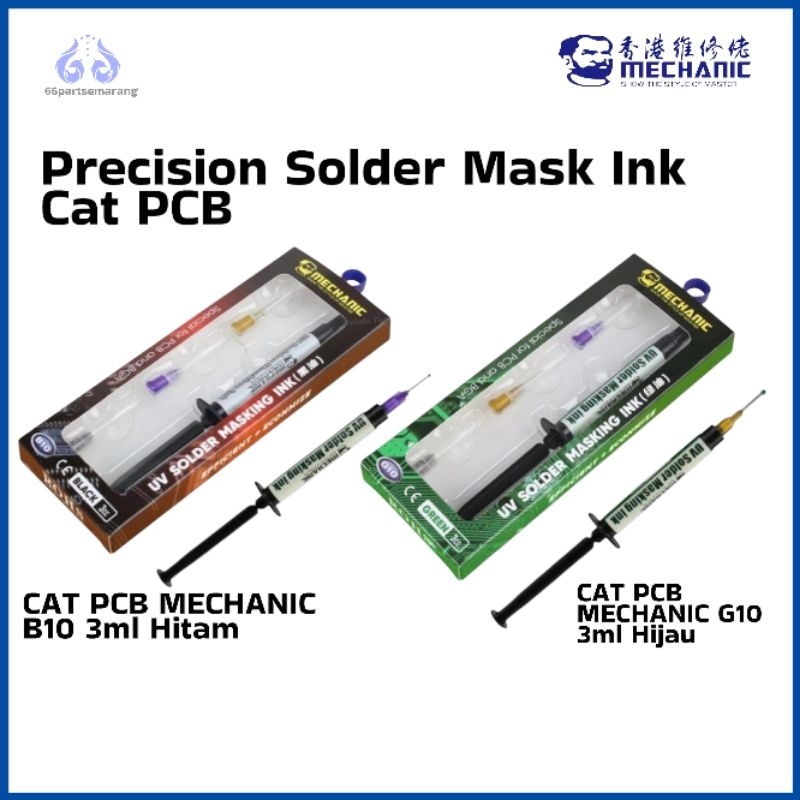 Jual MECHANIC B10 & G10 Cat Pelapis PCB - Precision Solder Mask Ink 3ml ...