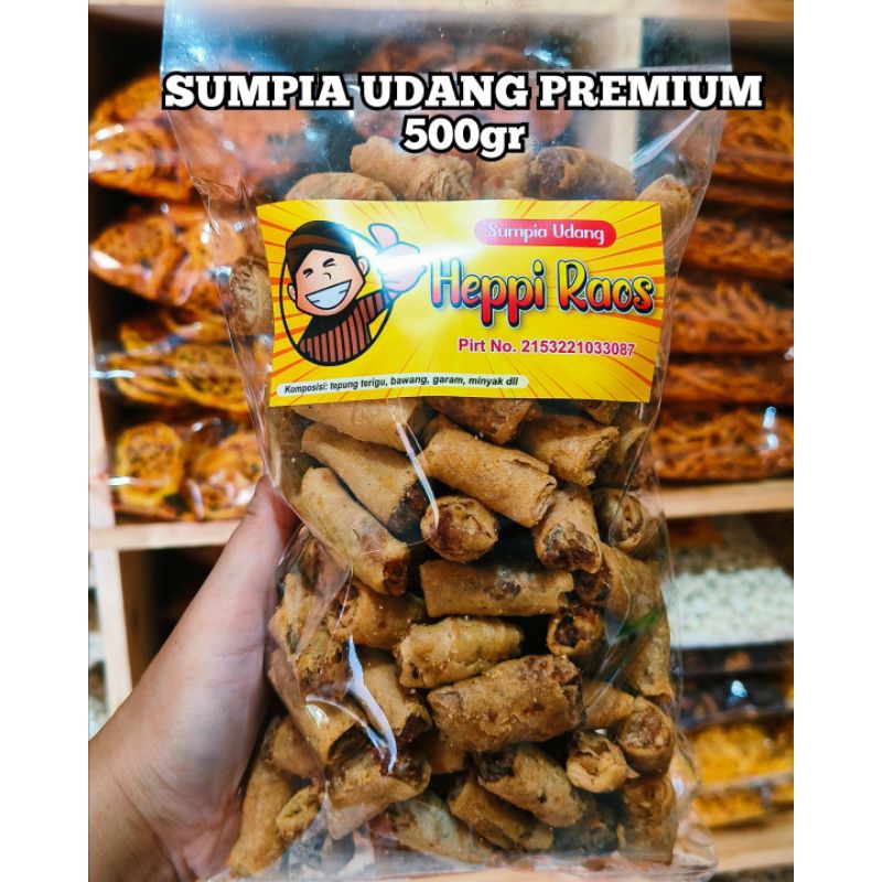 Jual sumpia UDANG SUPER/ SUMPIA UDANG PREMIUM/SUMPIA/500GR | Shopee ...