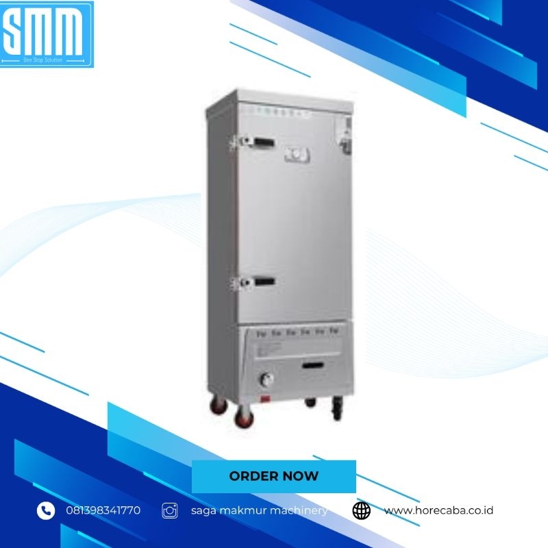 Jual Gas Rice Steamer 12 Tray kapasitas 48kg Beras Penanak Nasi kapasitas besar Rice Cooker ...