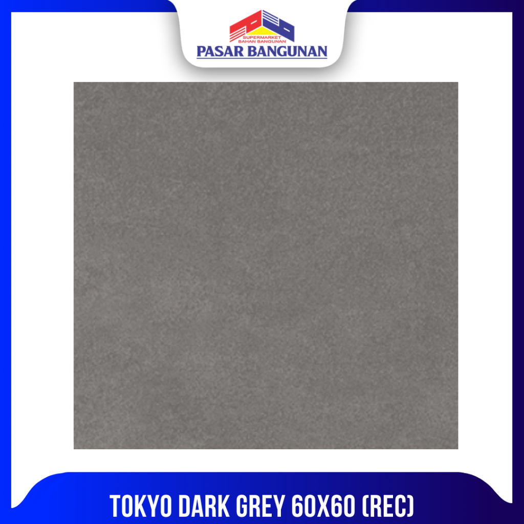 Jual KERAMIK HABITAT TOKYO DARK GREY 60X60 (REC) | Shopee Indonesia