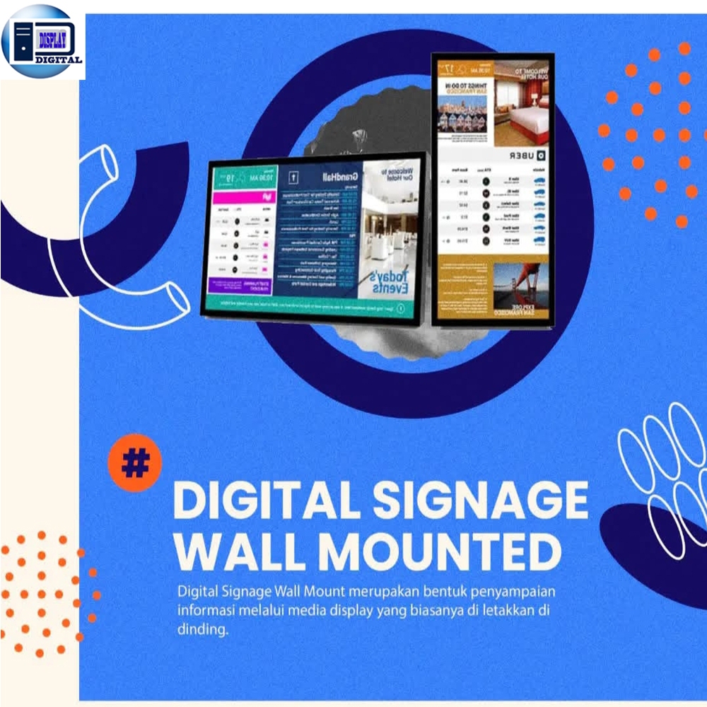 Jual Digital signage wall mounted android non touch screen 85 inch ...