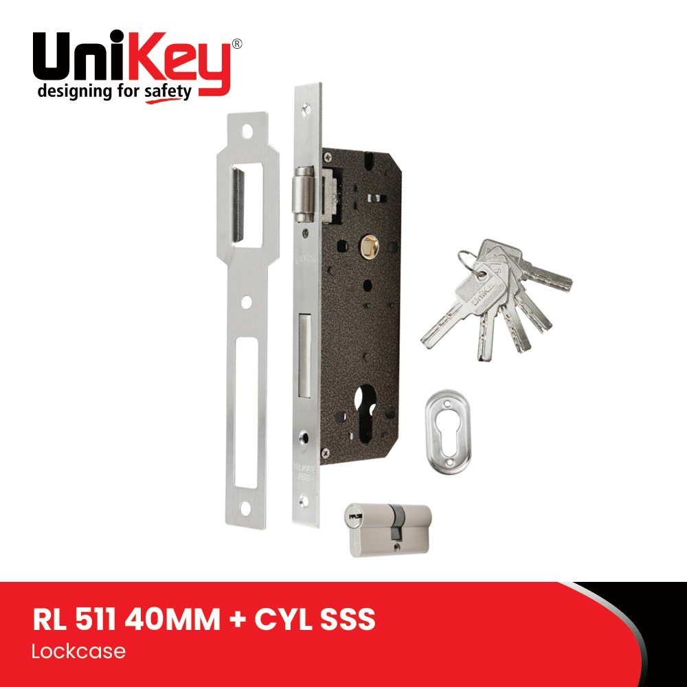 Jual UniKey Roller Lockcase&Cylinder RL 511-40MM+CYL SSS | Shopee Indonesia