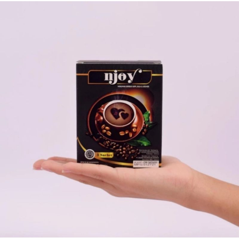 Jual Kopi Njoy 1 box isi 3 Sachet Kopi Pria Kuat Tahan Lama | Shopee ...