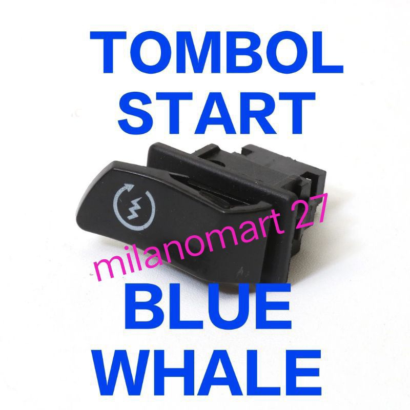 Jual tombol stater bluewhale switch start button motor listrik molis ...