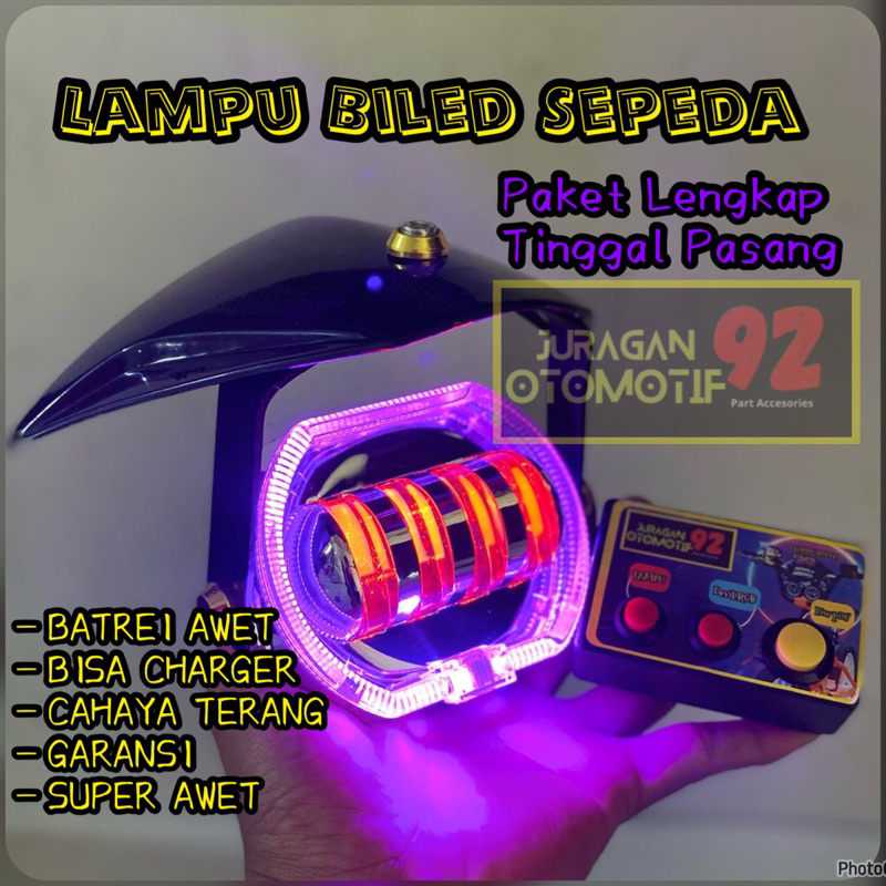 Jual lampu sepeda depan biled | Shopee Indonesia