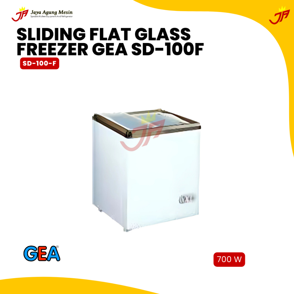 Jual GEA Sliding Flat Glass Freezer Gea SD-100F / SD 100 F | Shopee ...