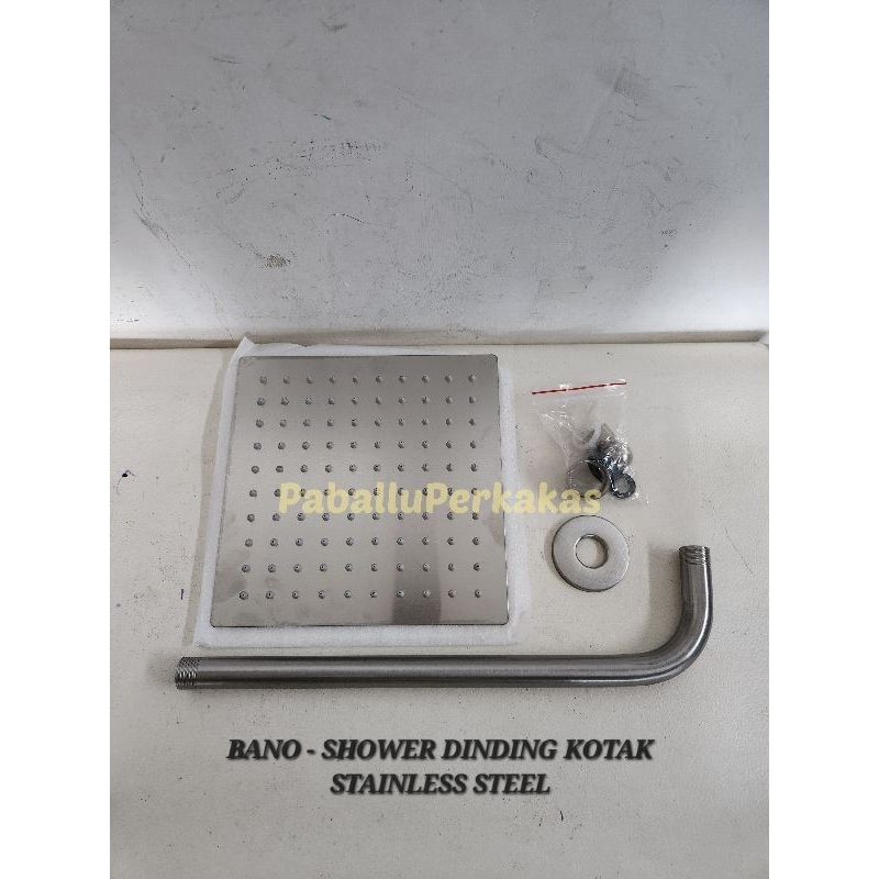 Jual Bano Shower Dinding Kotak Bulat Stainless Steel / Shower Mandi ...