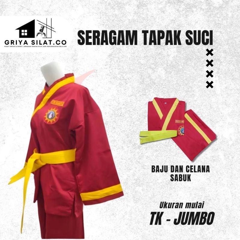 Jual Baju silat Tapak Suci, seragam latihan Tapak suci, TS, Bela diri ...