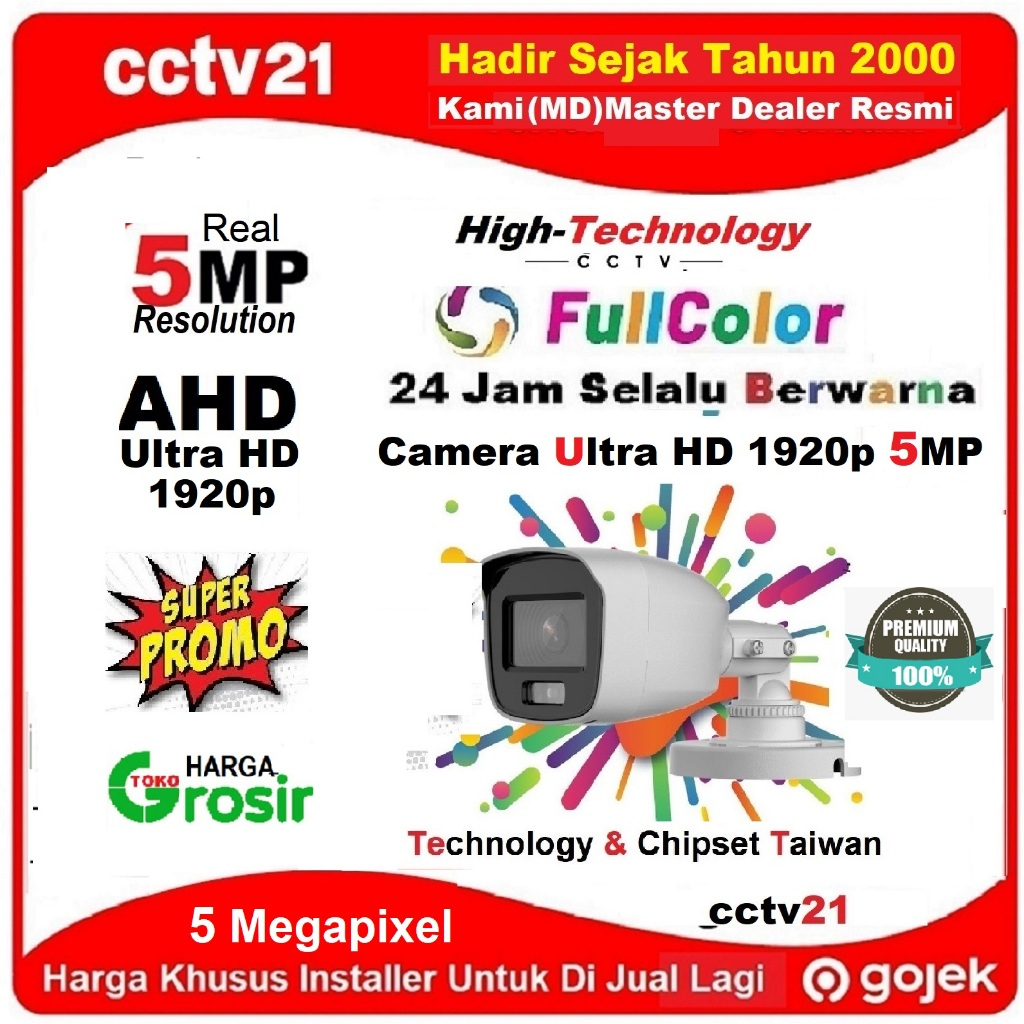 Jual CCTV Camera 5MP ColorVu - High Technology Full Color Harga Lagi ...