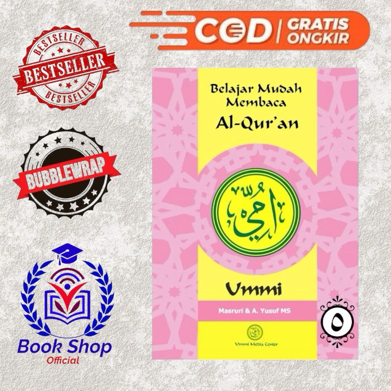 Jual Belajar mudah membaca al'Qur'an metode ummi jilid 5 | Shopee Indonesia