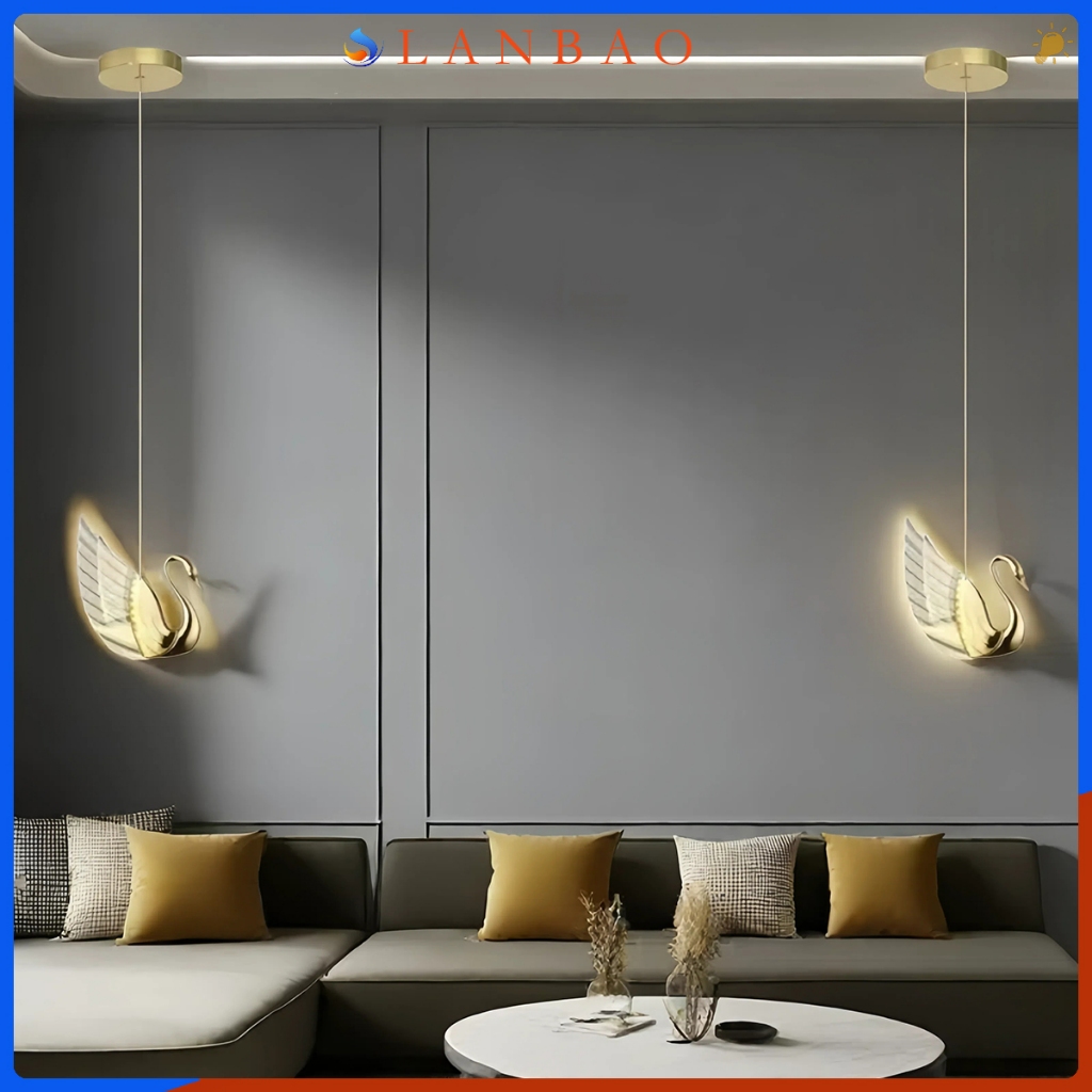Jual Lampu Gantung Angsa Kreatif Lampu Hias Gantung Ruang Tamu ...