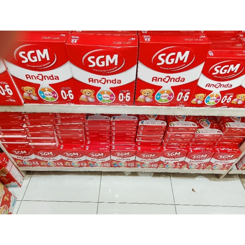 Jual Sgm Ananda 0-6 bulan 1kg/ SGM ananda 6-12 bulan 1000gr | Shopee ...