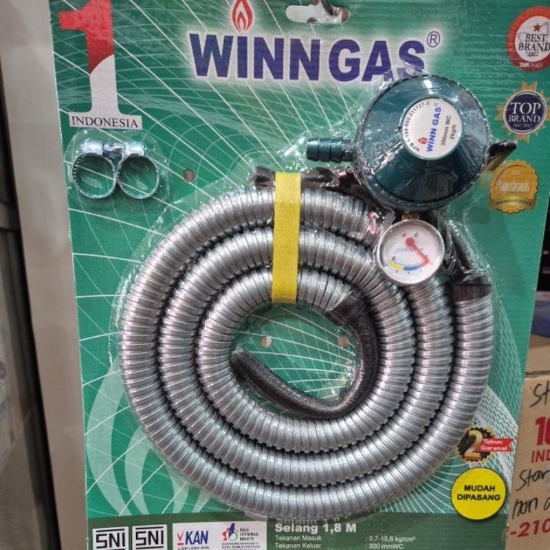 Jual Regulator Selang Winn meter W-298M/W-228M | Shopee Indonesia