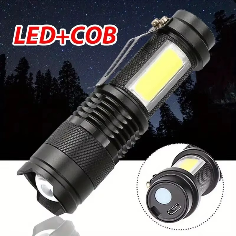 Jual Senter Led Mini Tactical LED High Power Flashlight Built in 14550 ...