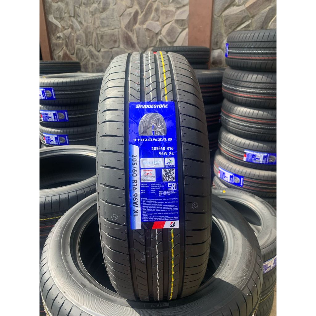 Jual Bridgestone Turanza 6 205/60 R16 Ban Mobil | Shopee Indonesia