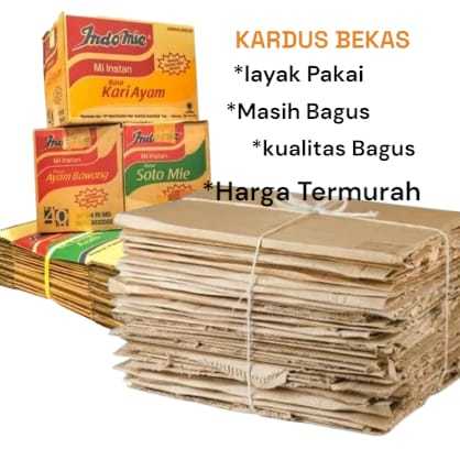 Jual Kardus Bekas Untuk Packing Olshop Dus Bekas layak pakai | Shopee ...