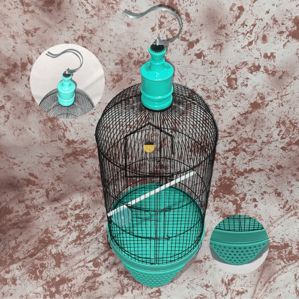 Jual Full Set Sangkar Kapsul Love Bird Kenari Perkutut PVC Oval Besi ...