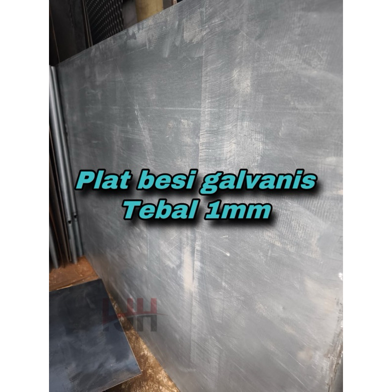 Jual Plat besi galvanis tebal 1mm , besi galvanis anti karat. ukuran ...