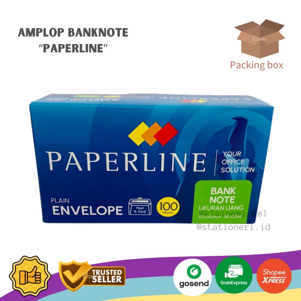 Jual Amplop Uang Paperline Banknote isi [ 100 Lembar ] | Shopee Indonesia