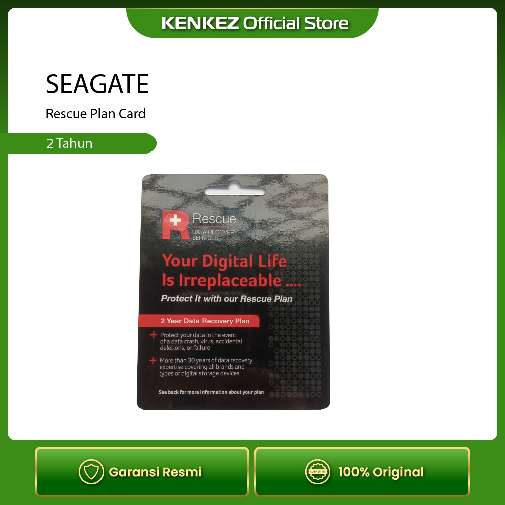 Jual Seagate Rescue Plan Card 2 Tahun | Shopee Indonesia