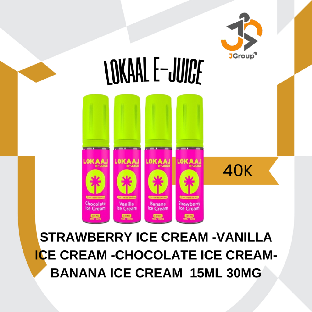 Jual LOKAAL E-JUICE SALTNIC ICE CREAM SERIES 15ML 30MG BY LOKAAL E ...